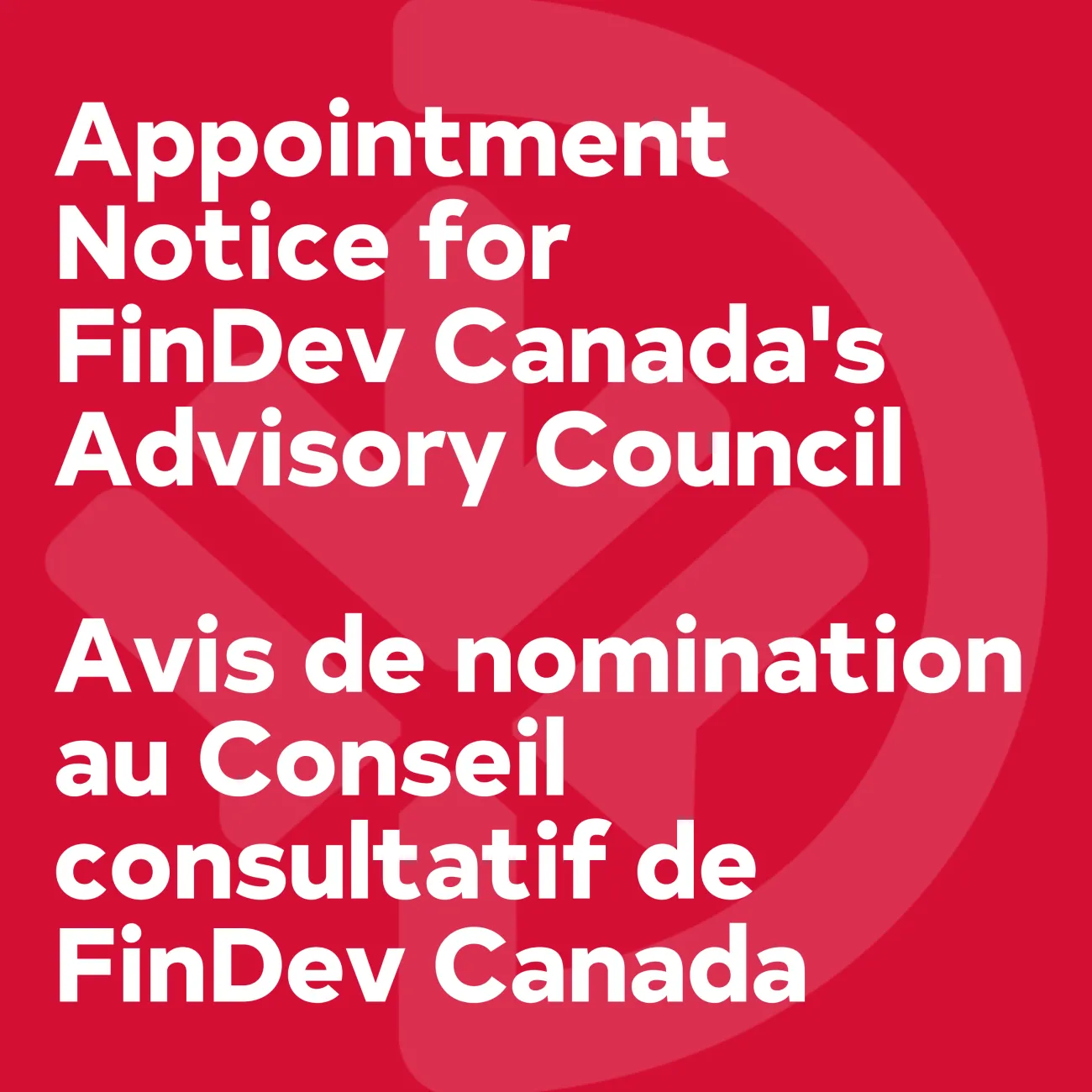 Des leaders du financement du développement nommés au conseil consultatif de FinDev Canada ...
